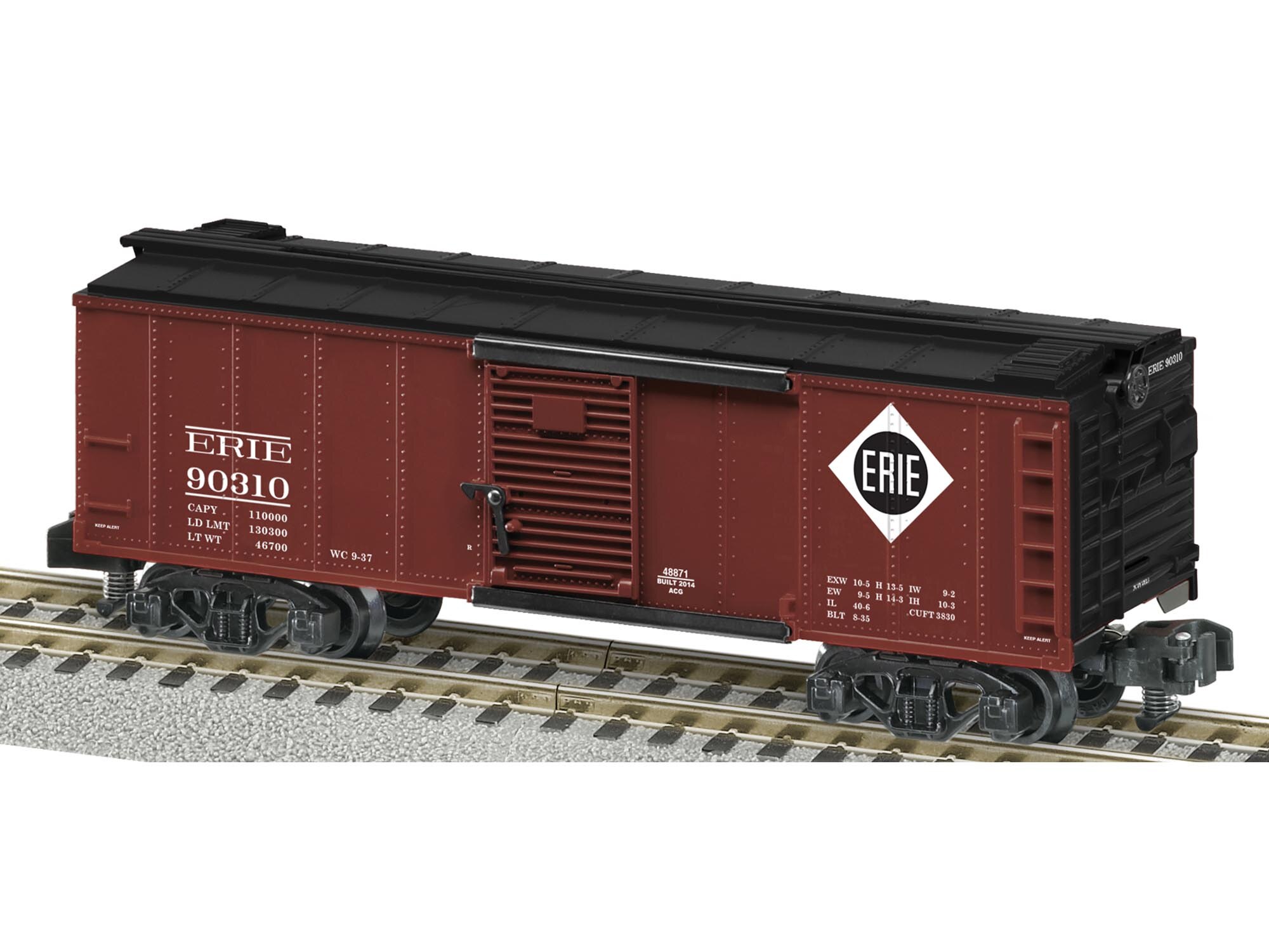 Erie Steam RailSounds Boxcar Erie Steam RailSounds Boxcar